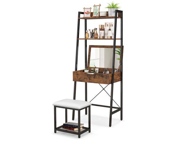Click here for SlickBlue Ladder Vanity Desk Set with Flip Top Mir... prices