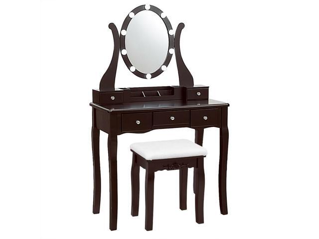Click here for SlickBlue 10 Dimmable Lights Vanity Table Set with... prices