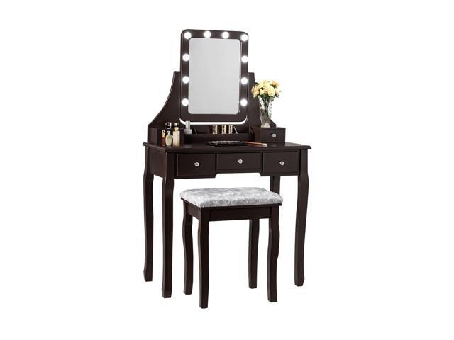 Click here for SlickBlue Vanity Dressing Table Set with 10 Dimmab... prices