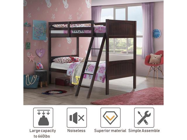 Click here for SlickBlue Twin Size Wooden Bunk Beds Convertible 2... prices