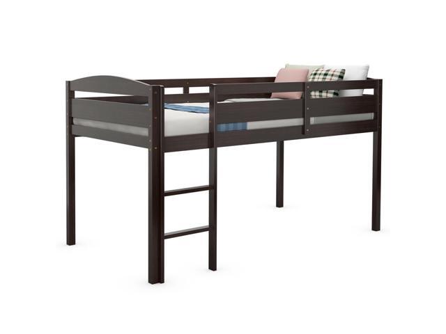 Click here for SlickBlue Wooden Twin Low Loft Bunk Bed with Guard... prices
