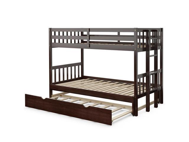Click here for SlickBlue Twin Pull-Out Bunk Bed with Trundle Wood... prices