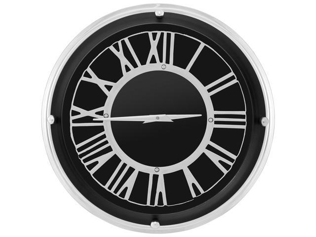 Click here for SlickBlue 13.5 Inch Silent Wall Clock with Silver... prices