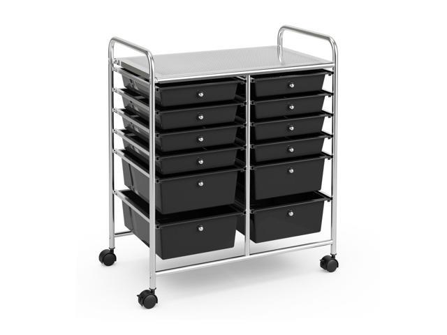Click here for SlickBlue 12 Drawers Rolling Cart Storage Scrapboo... prices
