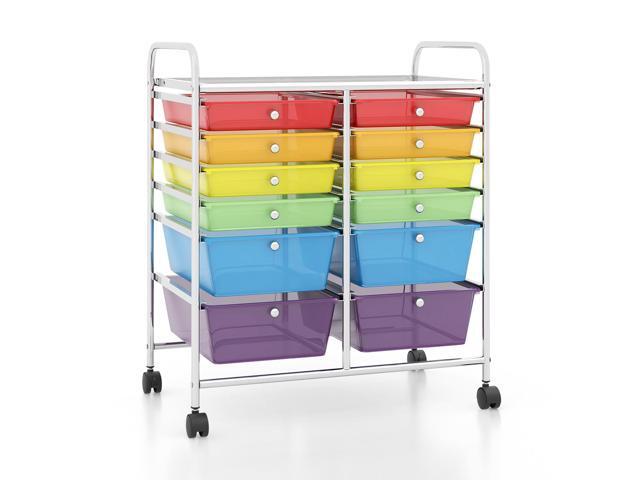 Click here for SlickBlue 12 Drawers Rolling Cart Storage Scrapboo... prices