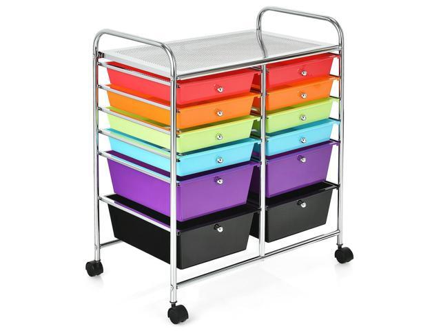 Click here for SlickBlue 12 Drawers Rolling Cart Storage Scrapboo... prices