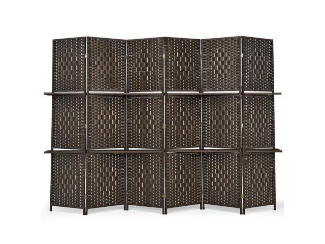 Click here for SlickBlue 6 Panel Folding Weave Fiber Room Divider... prices