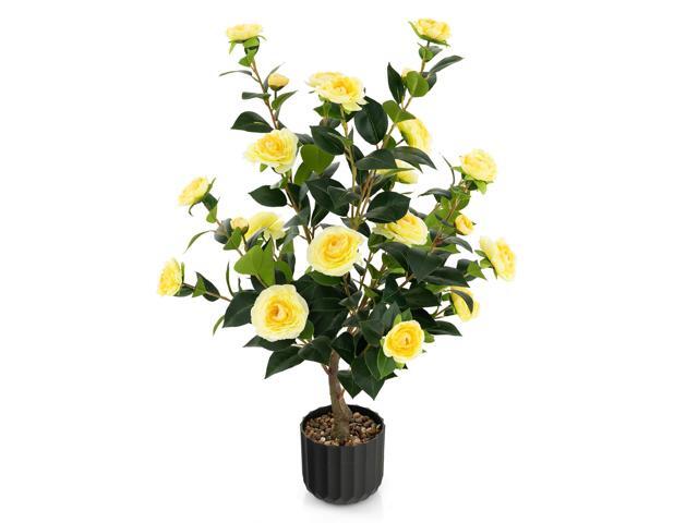 Click here for SlickBlue 38 Inch Artificial Camellia Tree Faux Fl... prices