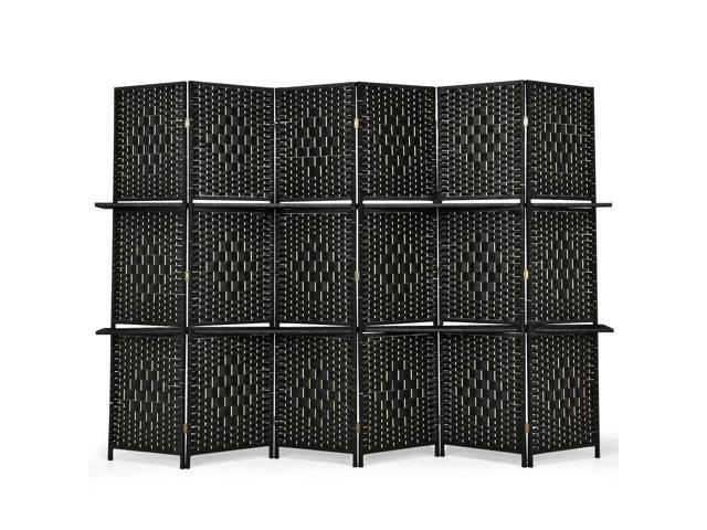 Click here for SlickBlue 6 Panel Folding Weave Fiber Room Divider... prices
