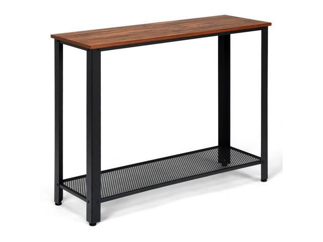 Click here for SlickBlue Wood Console Sofa Table with Adjustable... prices