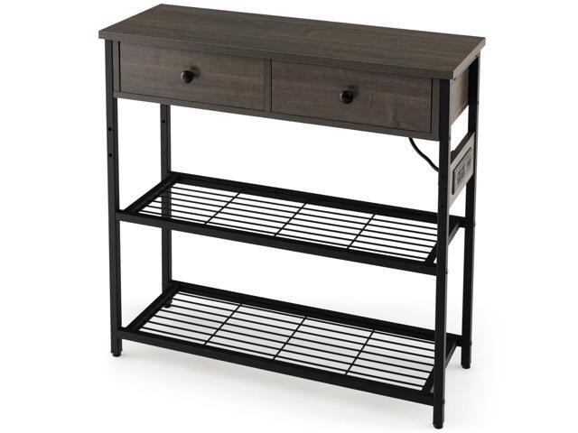 Click here for SlickBlue Narrow Console Table with 2 Drawers and... prices
