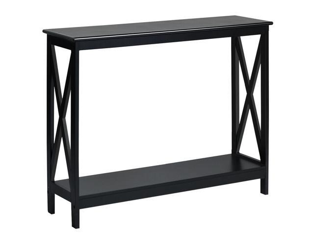 Click here for SlickBlue 2-Tier Console X-Design Sofa Side Accent... prices