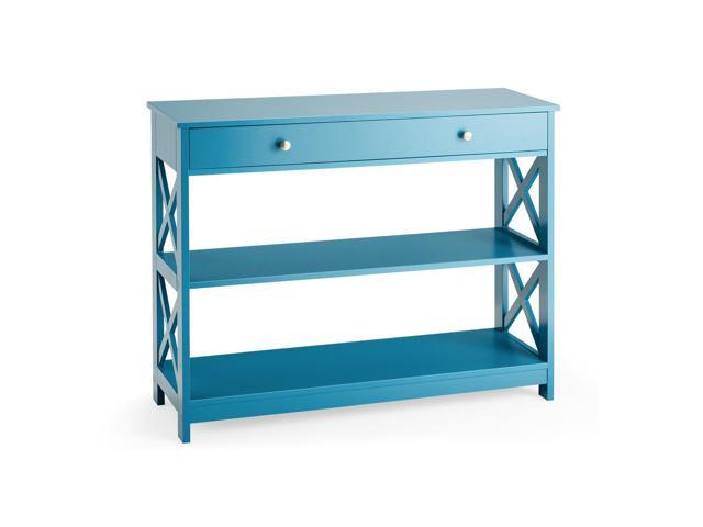 Click here for SlickBlue Console Table 3-Tier with Drawer and Sto... prices