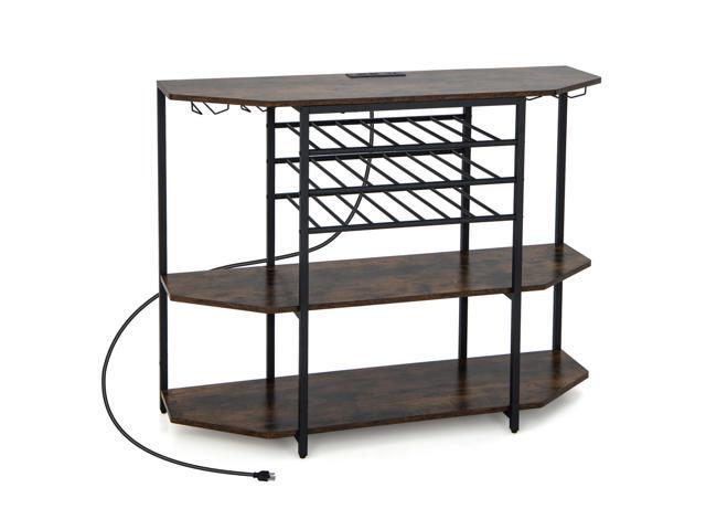 Click here for SlickBlue 3-Tier Wine Bar Cabinet with Storage She... prices