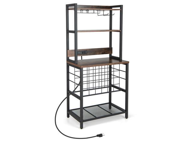 Click here for SlickBlue Wine Bar Cabinet Wine Rack with 4 Tier S... prices