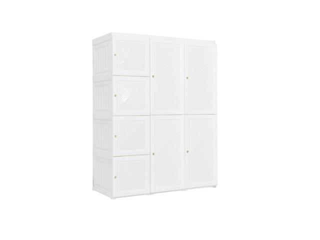 Click here for SlickBlue Clothes Foldable Armoire Wardrobe Closet... prices
