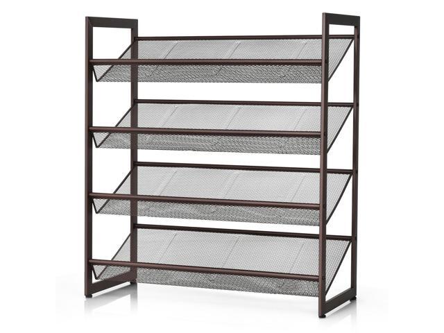 Click here for SlickBlue Flat and Slant Metal Shoe Rack for Entry... prices