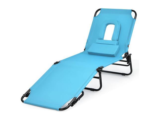 Click here for SlickBlue Outdoor Folding Chaise Beach Pool Patio... prices