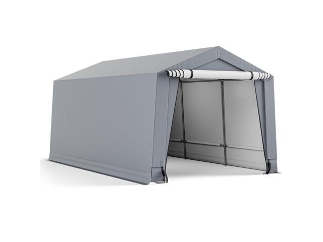 Click here for SlickBlue Outdoor Heavy-Duty Carport with 2 Doors-... prices