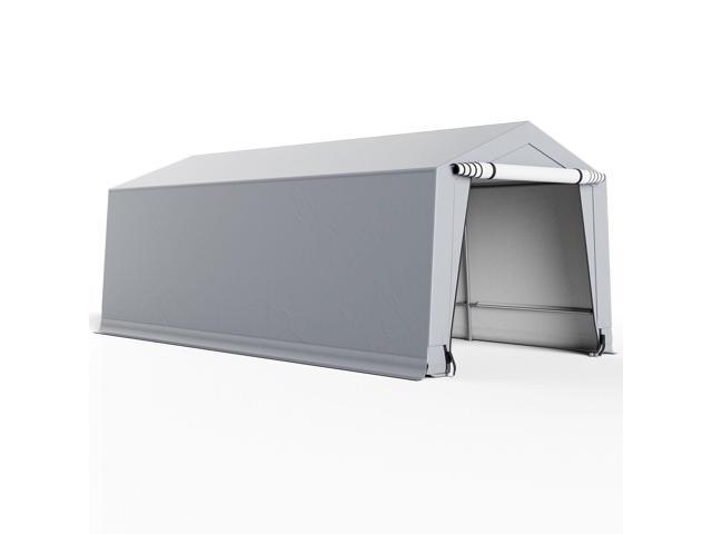 Click here for SlickBlue Outdoor Heavy-Duty Carport with 2 Doors-... prices