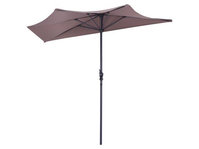 Click here for SlickBlue 9 Half Round Patio Umbrella Sunshade wit... prices