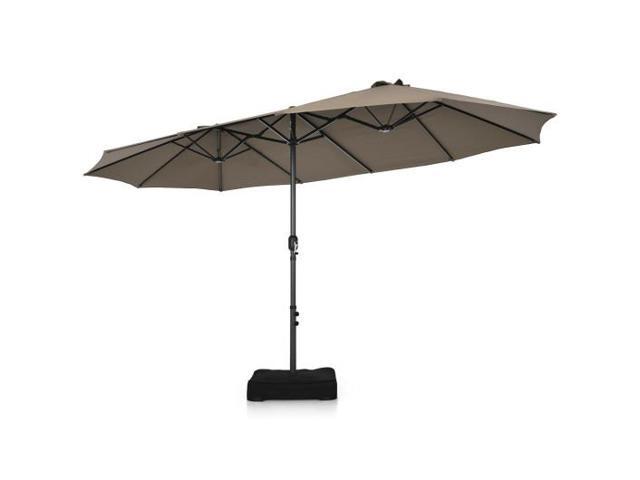 Click here for SlickBlue 15 Feet Double-Sided Patio Umbrellawith... prices