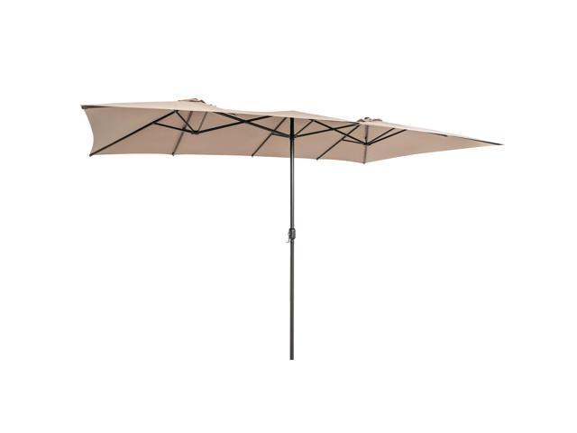Click here for SlickBlue 15 Feet Double-Sized Patio Umbrella with... prices