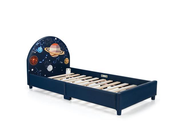 Click here for SlickBlue Children Twin Size Upholstered Platform... prices