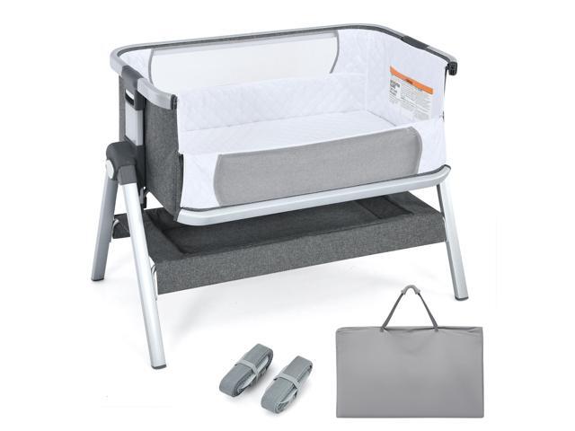 Click here for SlickBlue Baby Bassinet Bedside Sleeper with Stora... prices