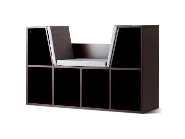 Click here for SlickBlue 6-Cubby Kid Storage Bookcase Cushioned R... prices