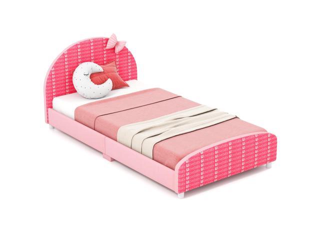 Click here for SlickBlue Wood Upholstered Twin Bed Platform with... prices