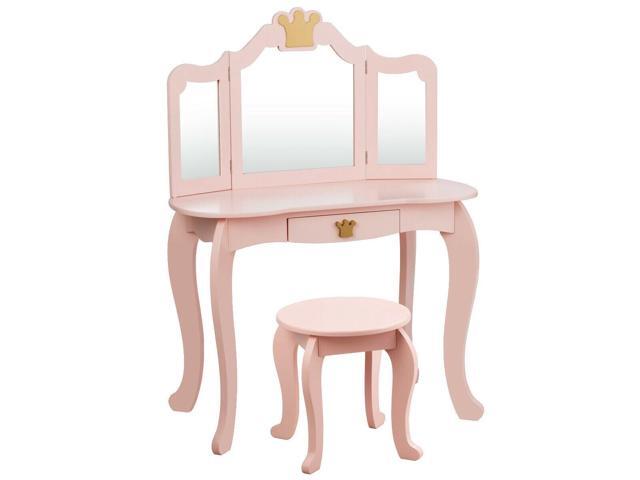 Click here for SlickBlue Kids Makeup Dressing Table with Tri-fold... prices