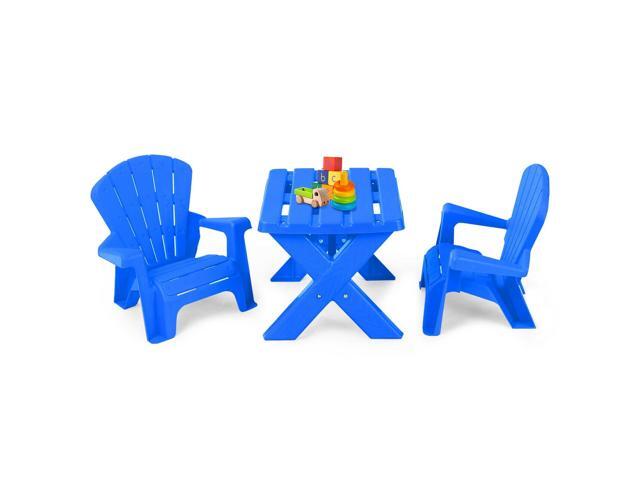 Click here for SlickBlue 3-Piece Plastic Children Table Chair Set prices