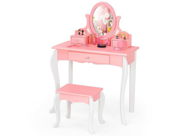 Click here for SlickBlue Kids Vanity Princess Makeup Dressing Tab... prices
