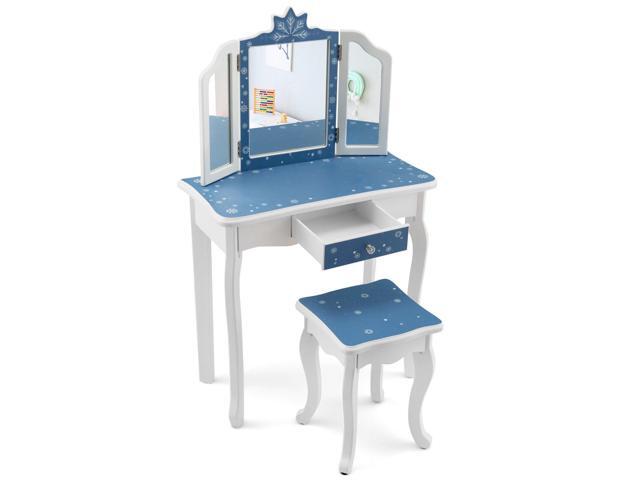 Click here for SlickBlue Princess Vanity Table and Chair Set with... prices