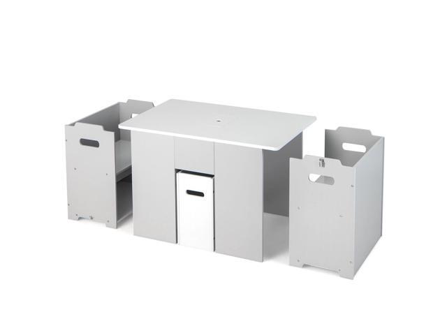 Click here for SlickBlue 4-in-1 Kids Table and Chairs with Multip... prices