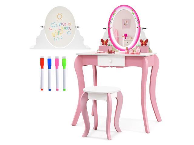 Click here for SlickBlue Kids Vanity Table and Stool Set with 360... prices
