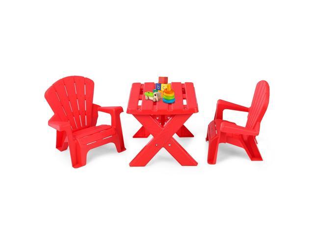 Click here for SlickBlue 3-Piece Plastic Children Table Chair Set prices