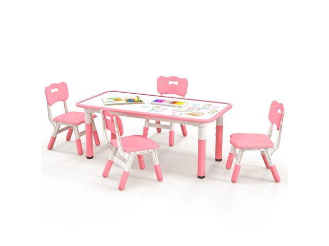 Click here for SlickBlue Kids Table and Chairs Set for 4 with Gra... prices