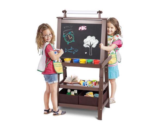 Click here for SlickBlue Kids Standing Art Easel with 2 Storage B... prices