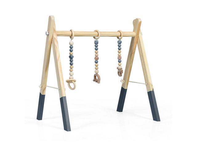 Click here for SlickBlue Portable 3 Wooden Newborn Baby Exercise... prices