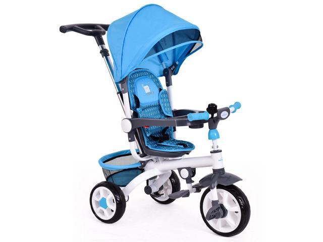 Click here for SlickBlue 4-in-1 Detachable Baby Stroller Tricycle... prices