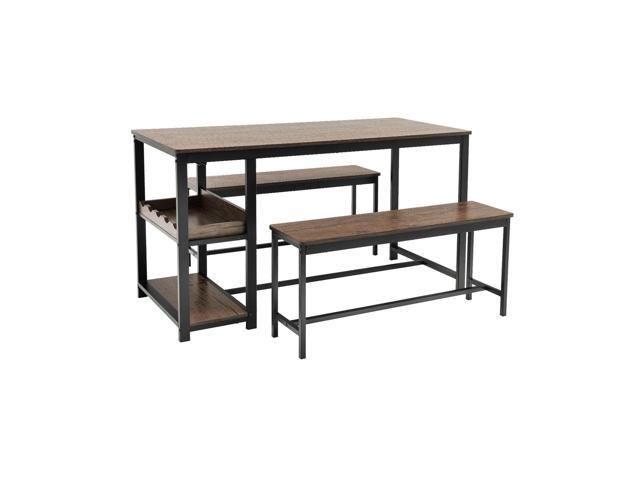 Click here for SlickBlue 3 Pieces Dining Table Set for 4 with Win... prices