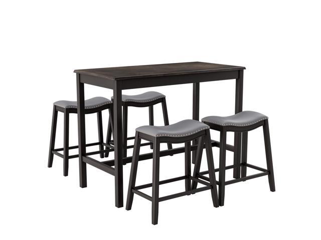 Click here for SlickBlue 5-Piece Dining Set with 4 Upholstered St... prices