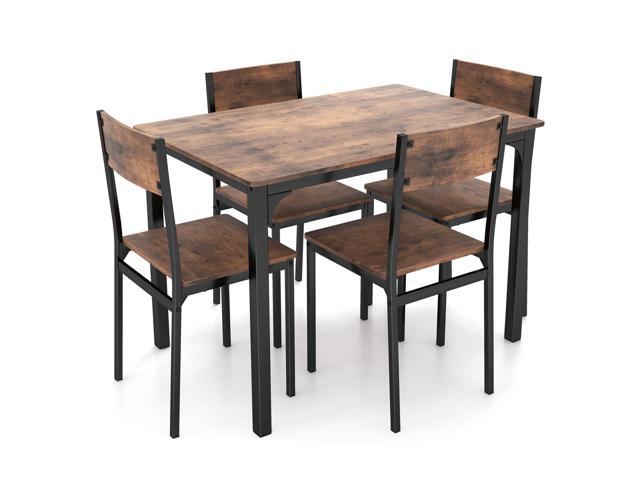 Click here for SlickBlue 5 Piece Dining Table Set Industrial Styl... prices