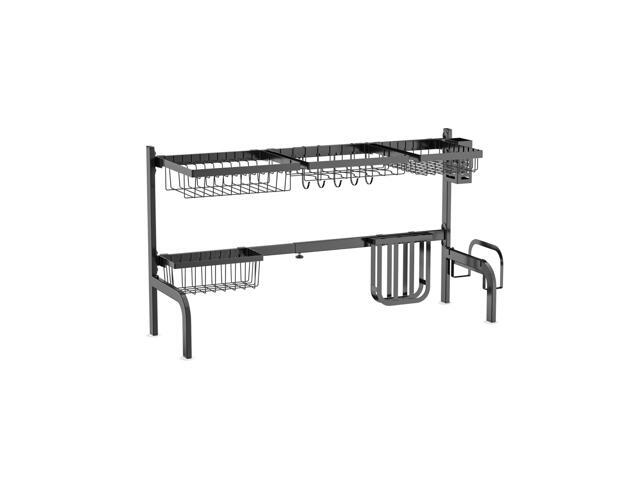 Click here for SlickBlue 2 Tier Adjustable Over Sink Dish Drying... prices