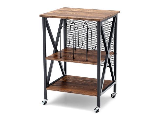 Click here for SlickBlue 3 Tiers Vintage Style Rolling End Table... prices