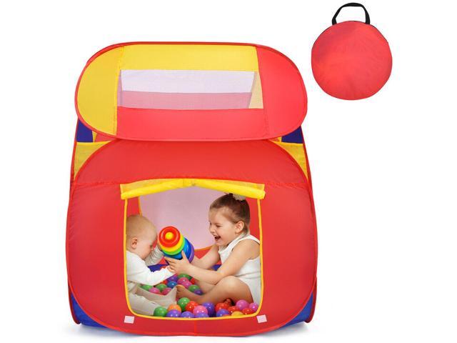 Click here for SlickBlue Portable Kid Play House Toy Tent with 10... prices