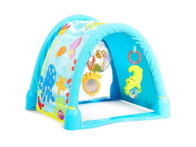 Click here for SlickBlue 4-in-1 Baby Play Gym Mat with 3 Hanging... prices