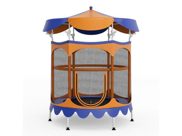 Click here for SlickBlue Kids Trampoline with Detachable Canopy a... prices